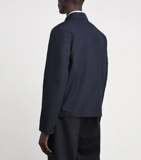 Corneliani Zip-up Jacket - Navy