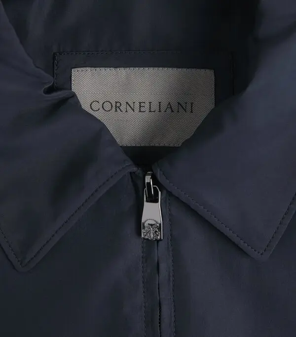 Corneliani Zip-up Jacket - Navy