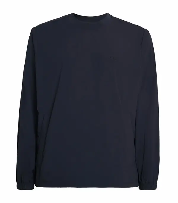 J. Lindeberg Crewneck Windbreaker Sweatshirt