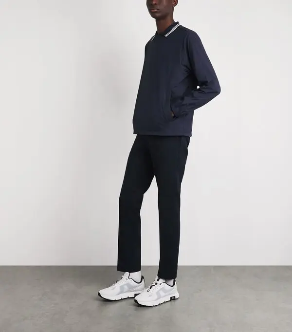 J. Lindeberg Crewneck Windbreaker Sweatshirt
