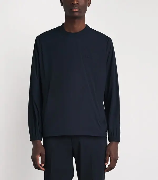 J. Lindeberg Crewneck Windbreaker Sweatshirt