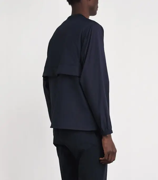 J. Lindeberg Crewneck Windbreaker Sweatshirt