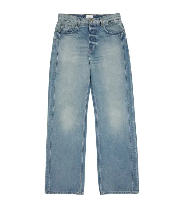 Rhude Traxedo Relaxed Jeans - White