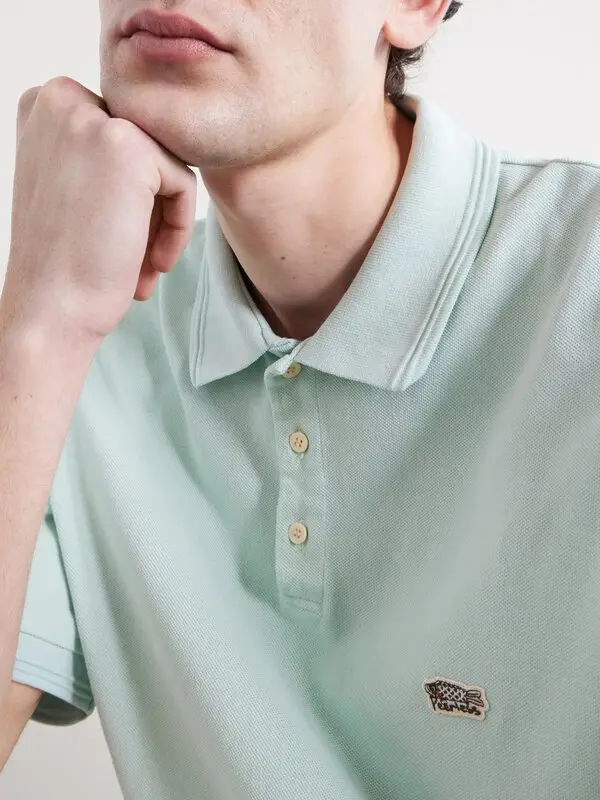 Visvim Mondo Logo-embroidered Cotton-piqué Polo Shirt