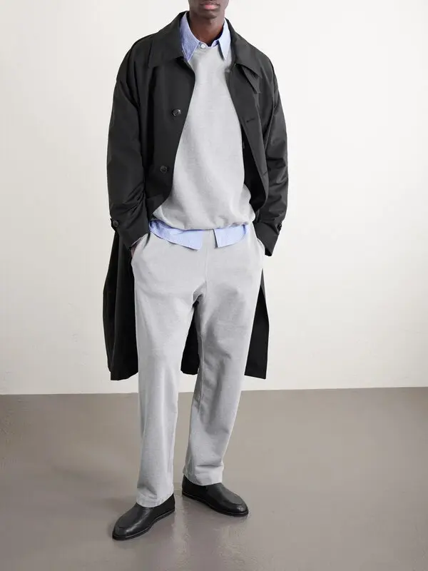 REMI RELIEF Straight-leg Cotton-jersey Sweatpants