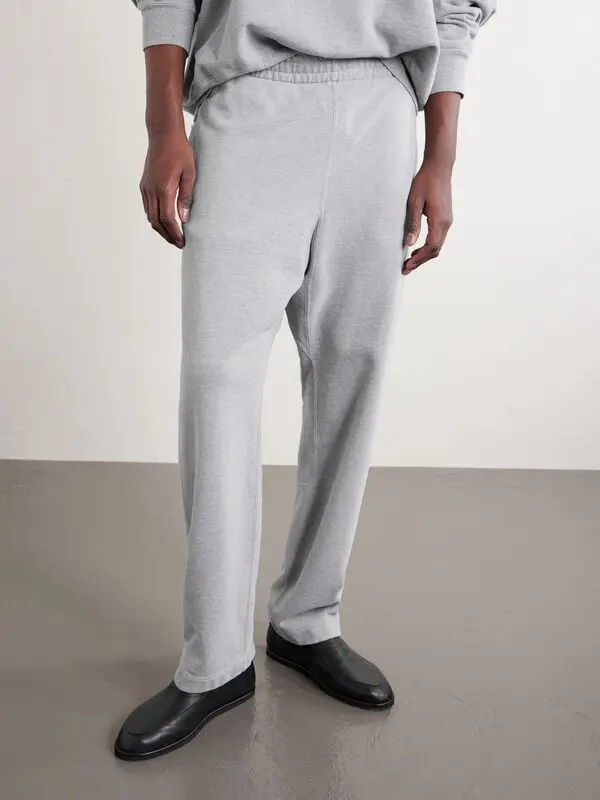 REMI RELIEF Straight-leg Cotton-jersey Sweatpants