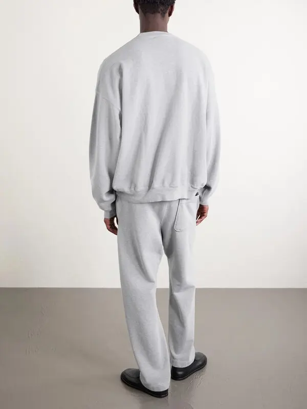REMI RELIEF Straight-leg Cotton-jersey Sweatpants