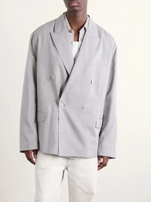 Our Legacy Halt Double-breasted Lyocell Blazer
