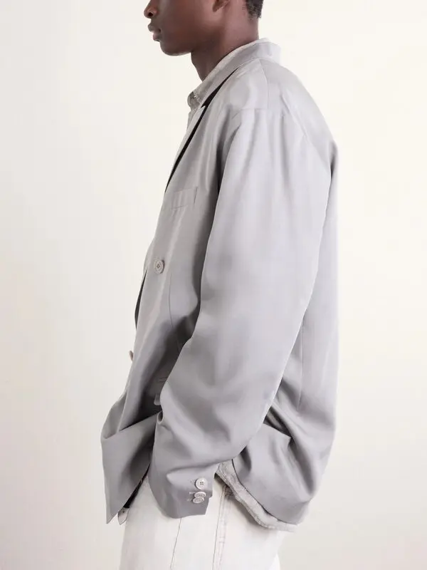 Our Legacy Halt Double-breasted Lyocell Blazer