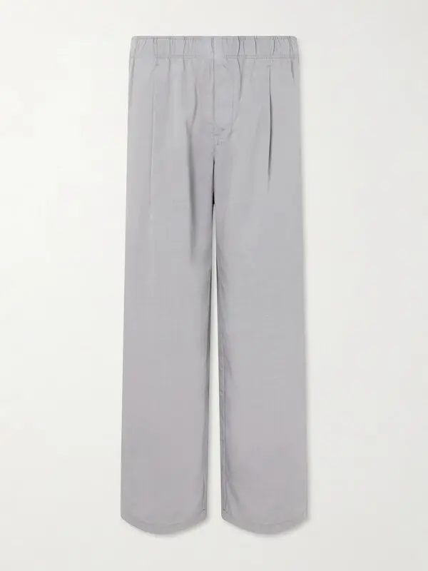 Our Legacy Leisure Straight-leg Pleated Trousers - Gray