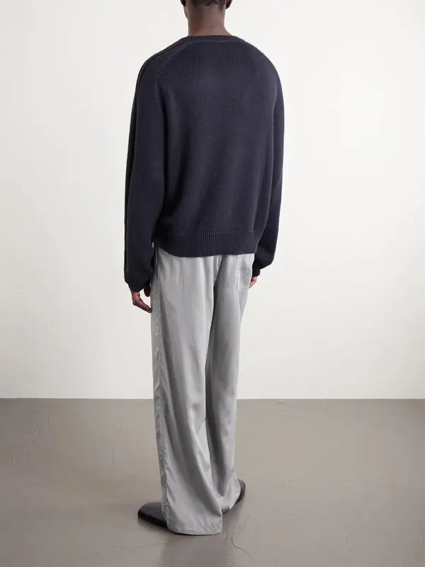 Our Legacy Leisure Straight-leg Pleated Trousers - Gray