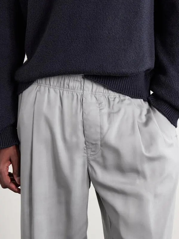 Our Legacy Leisure Straight-leg Pleated Trousers - Gray