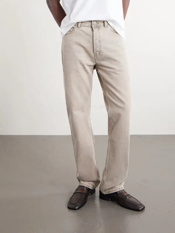 Our Legacy First Cut Straight-leg Jeans - Neutrals