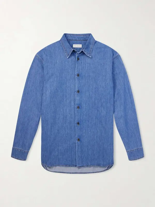 Dries Van Noten Denim Shirt - Blue
