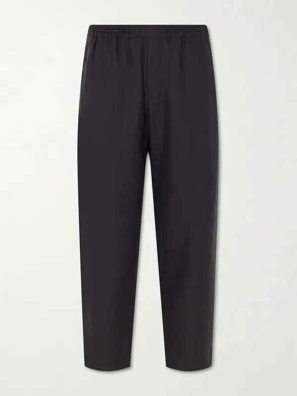 A KIND OF GUISE Banasa Straight-leg Lyocell Trousers - Black