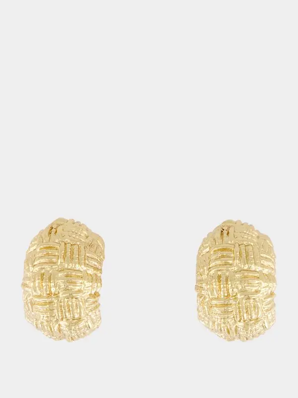 PAOLA SIGHINOLFI Ilsa 18k -plated Hoop Earrings - Gold