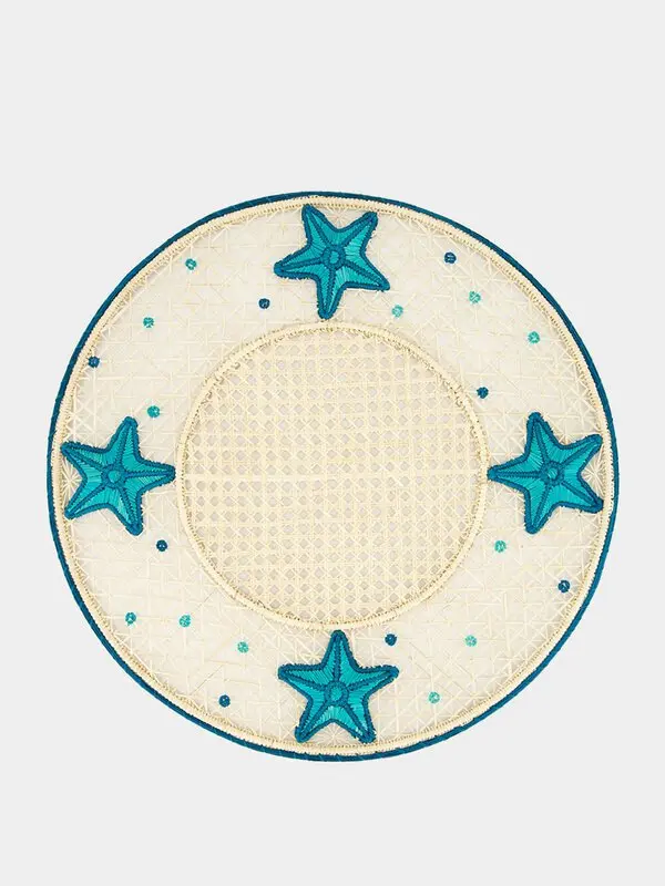 Coro Cora Starfish Placemat - Blue