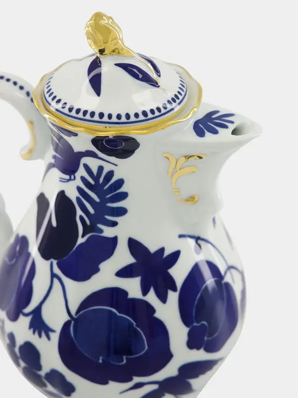 La DoubleJ Wildbird Porcelain Mama Teapot