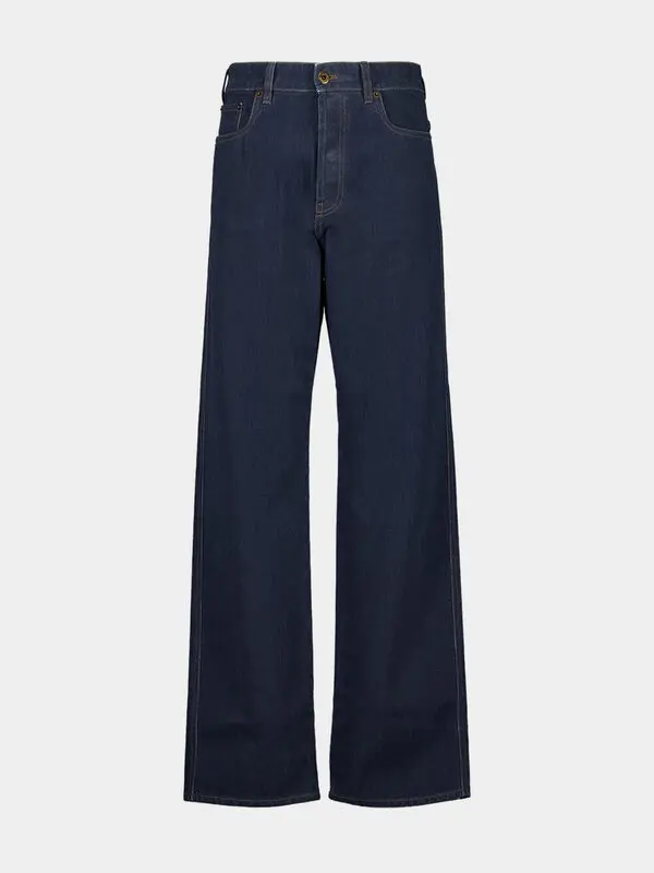 Miu Miu Wide-leg Denim Jeans - Blue