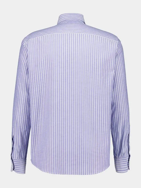 Valentino Garavani Vlogo Embroidered Cotton Shirt