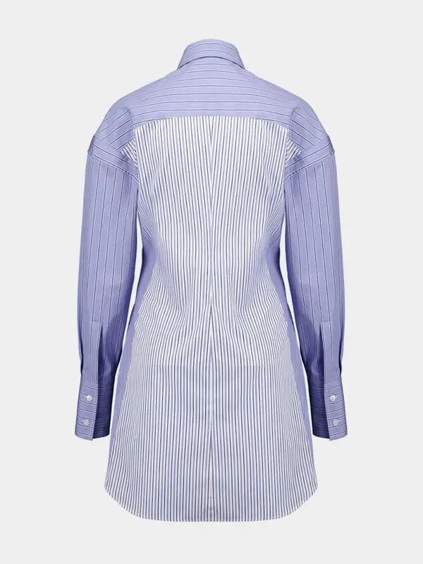 Stella McCartney Light Mixed Stripe Mini Dress - Blue