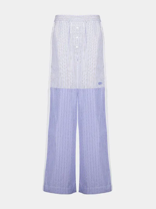 Stella McCartney Striped Wide-leg Trousers