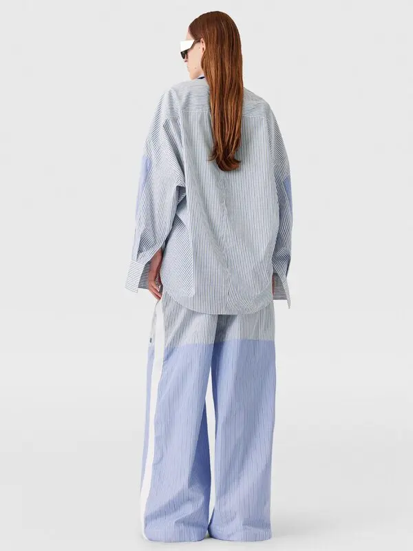 Stella McCartney Striped Wide-leg Trousers