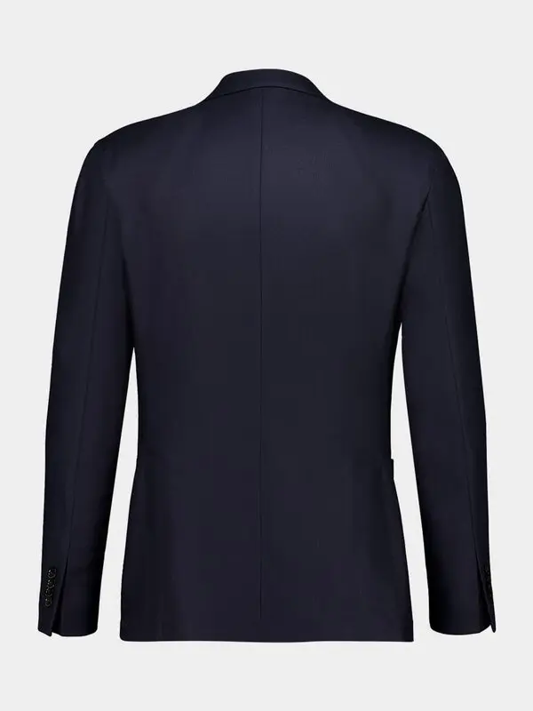 Boglioli Virgin Wool Two-button Blazer - Blue