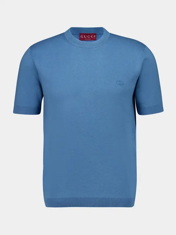 Gucci Cotton Short-sleeve T-shirt - Blue