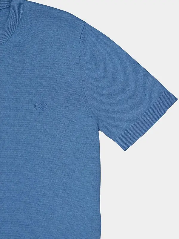 Gucci Cotton Short-sleeve T-shirt - Blue