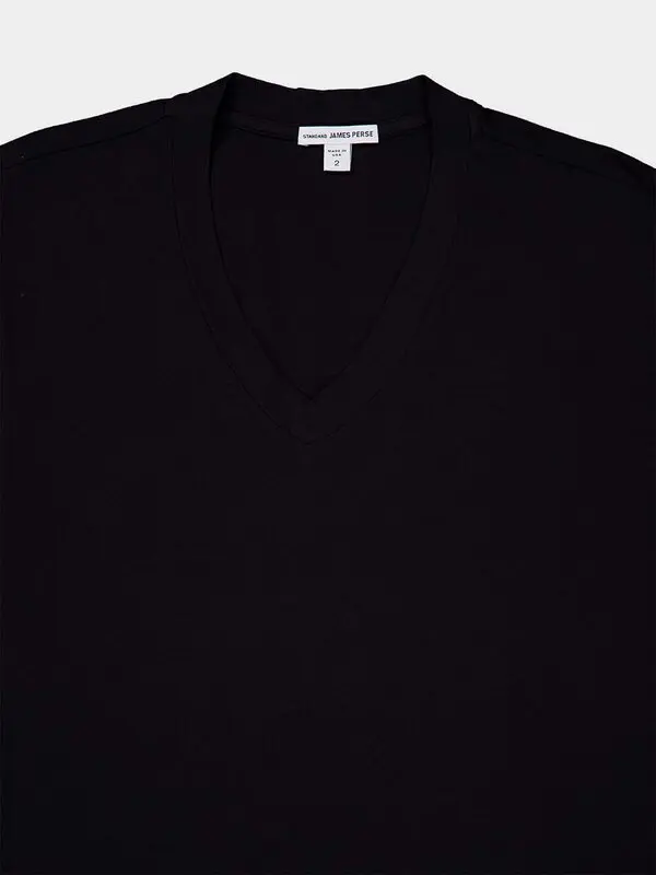 JAMES PERSE Classic V-neck T-shirt - Black
