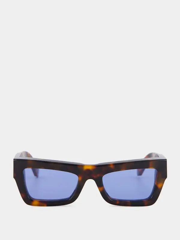 Off-White Charleston Classic Havana Sunglasses - Blue