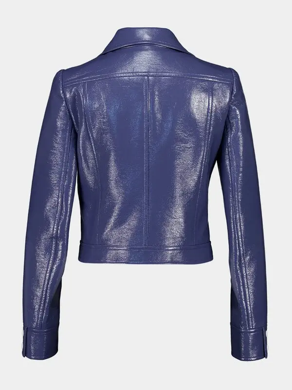 COURREGES Dusk Reedition Vinyl Jacket - Blue