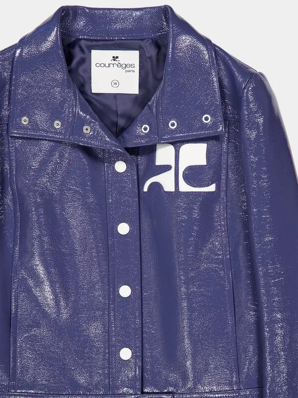 COURREGES Dusk Reedition Vinyl Jacket - Blue