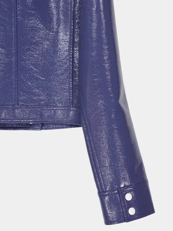 COURREGES Dusk Reedition Vinyl Jacket - Blue