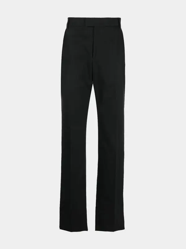 Alexander McQueen Classic Straight Trousers - Black