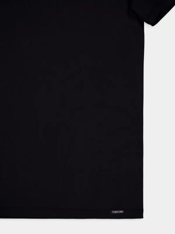 TOM FORD Cotton Crewneck T-shirt - Black