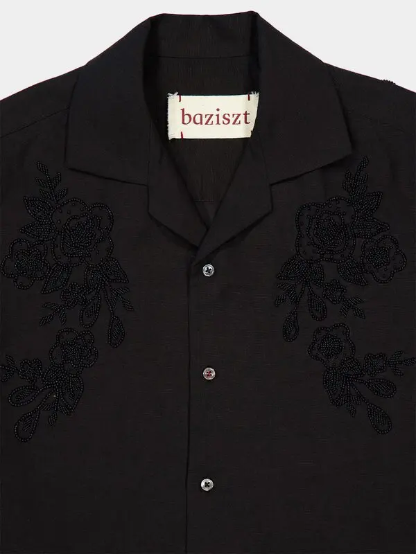 BAZISZT Dark Celeste Shirt - Black