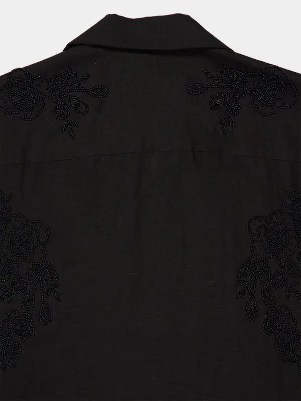 BAZISZT Dark Celeste Shirt - Black