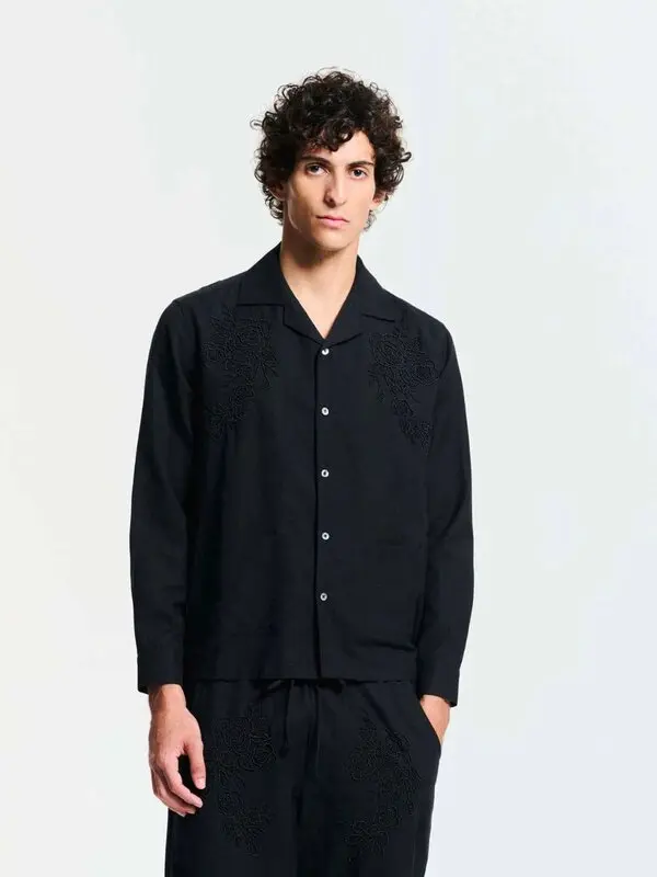 BAZISZT Dark Celeste Shirt - Black