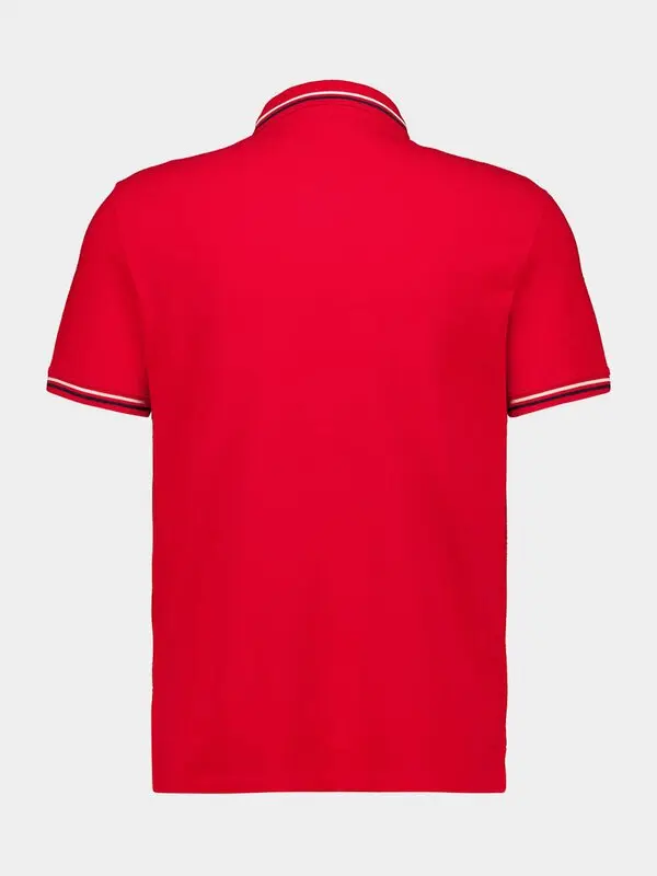 Valentino Garavani Piqué Polo With Vlogo Patch