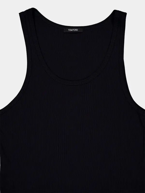 TOM FORD Ribbed Cotton Modal Tank Top
