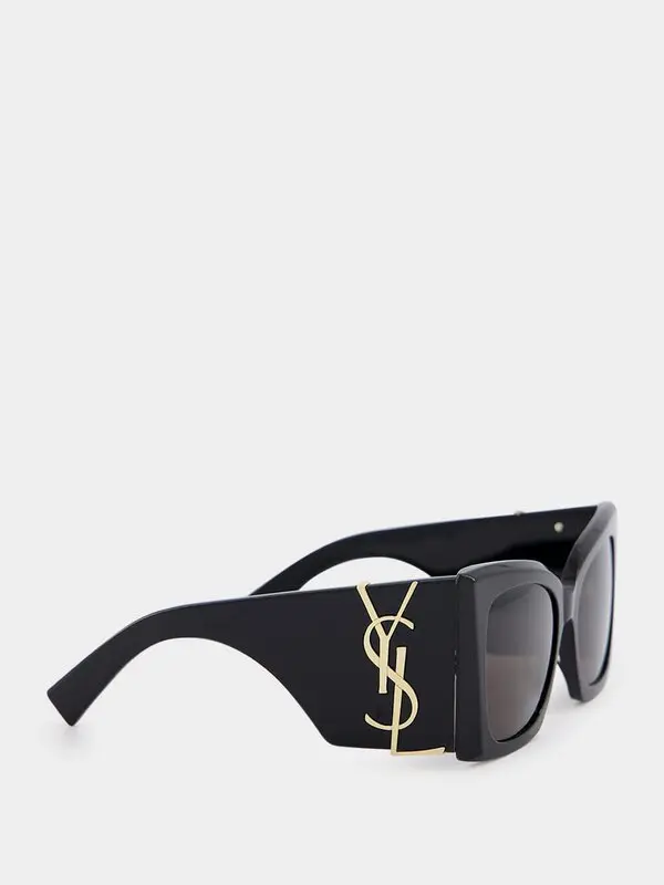 Saint Laurent Oversized Cat-eye Sunglasses - Black