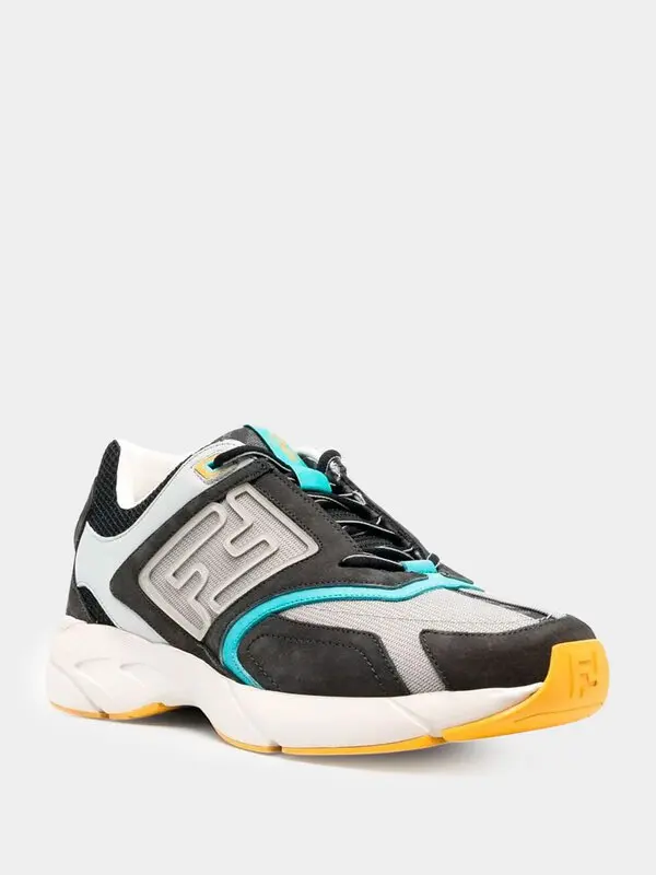 Fendi Faster Sneakers - Black