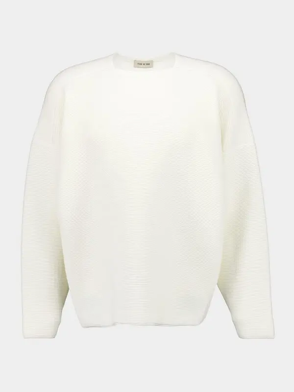 Fear Of God Ottoman Ribbed Straight Neck Sweater