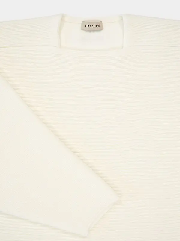 Fear Of God Ottoman Ribbed Straight Neck Sweater