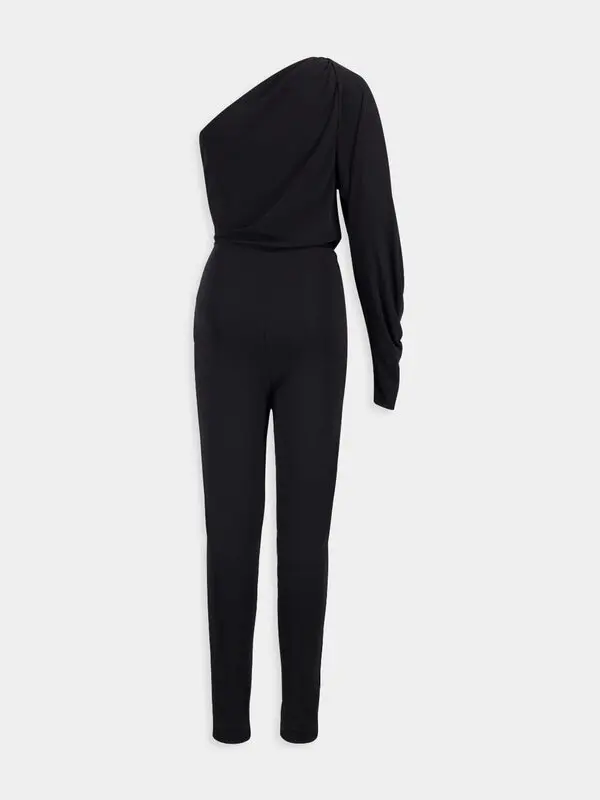 Saint Laurent One-shoulder Jumpsuit