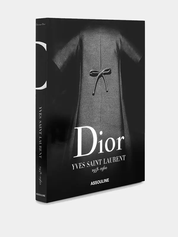 Assouline Dior Yves Saint Laurent Book - Black