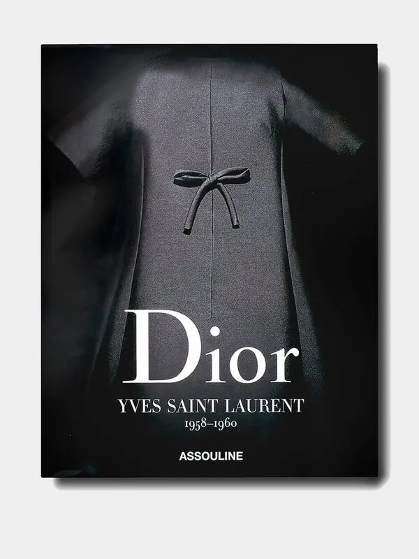 Assouline Dior Yves Saint Laurent Book - Black