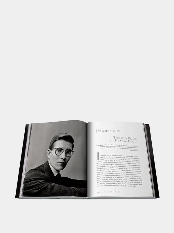 Assouline Dior Yves Saint Laurent Book - Black